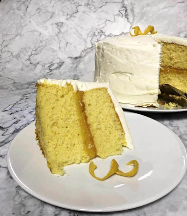 Triple Lemon Layer Cake - Cream Cheese Frosting - Sula and Spice
