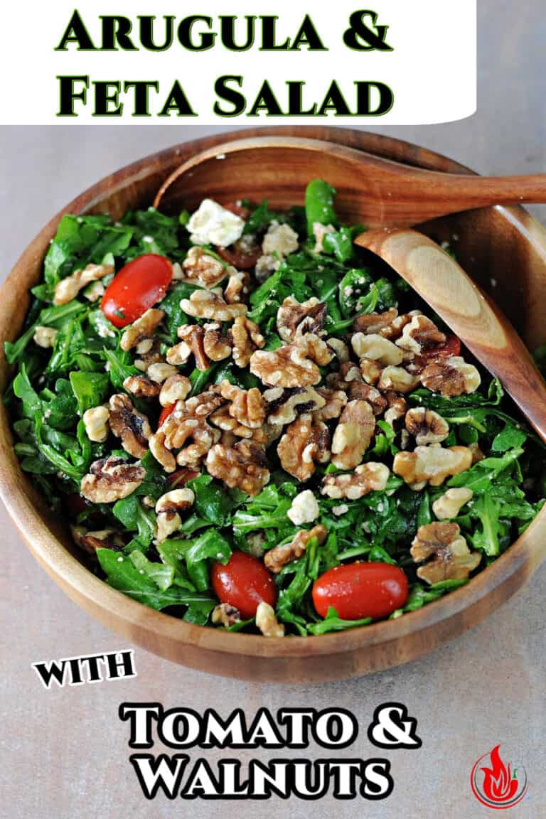 Arugula Salad with Feta and Tomato - Ovenspiration
