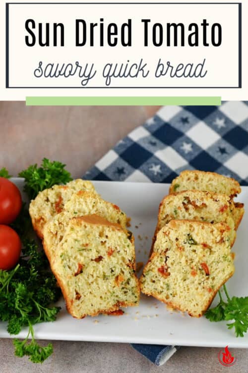 Sun Dried Tomato Bread: Savory Quick Bread - Sula and Spice