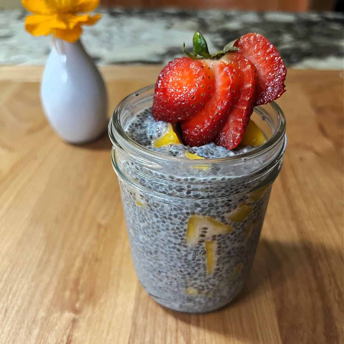 Mango Chia Seed Pudding - Ovenspiration