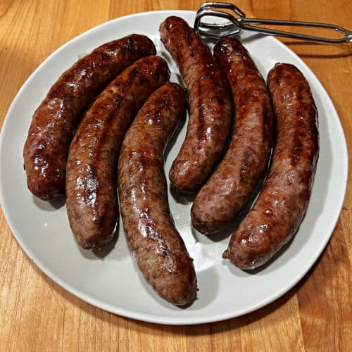 Beer Boiled Brats - Ovenspiration