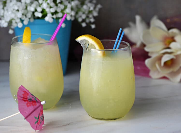 Frozen Lemonade Slush - Ovenspiration